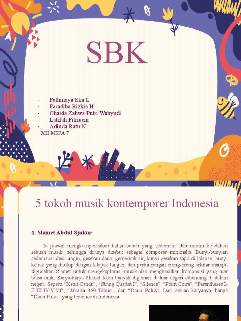 Tokoh Musik Kontemporer | PDF | Seni | Klasik