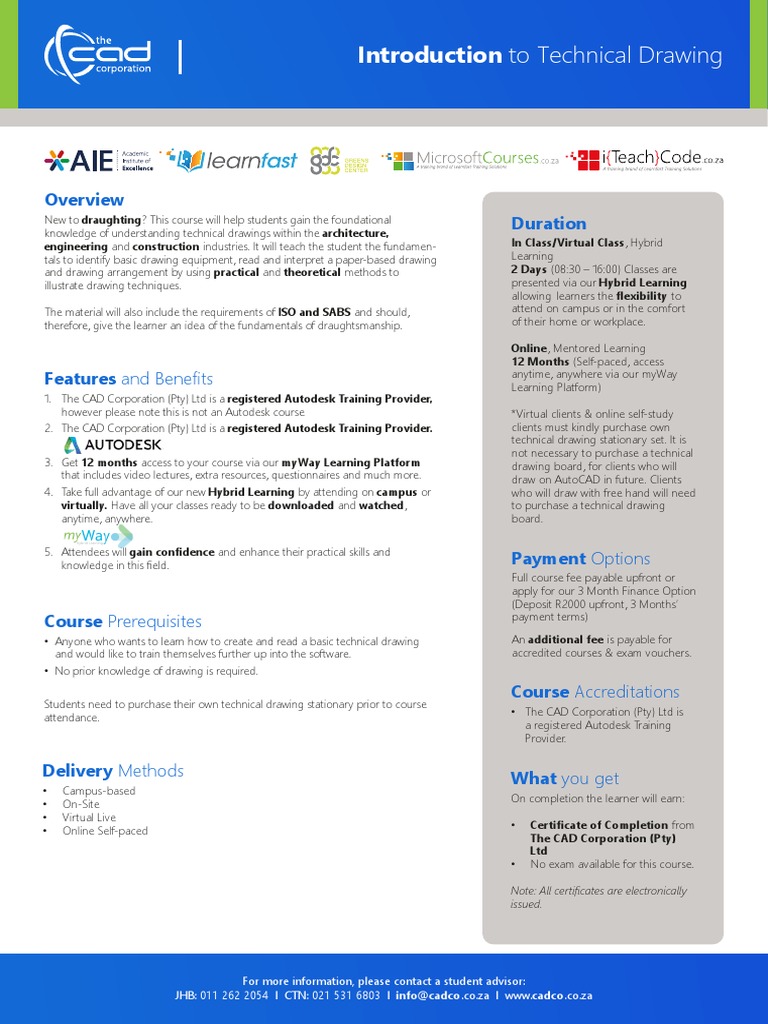 Introduction To Technical Drawing V040621 | PDF | Technical Drawing ...