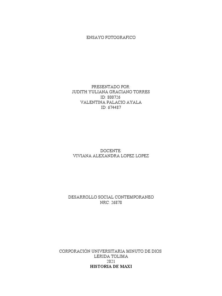 Historia de vida de Maximino Herrera | PDF