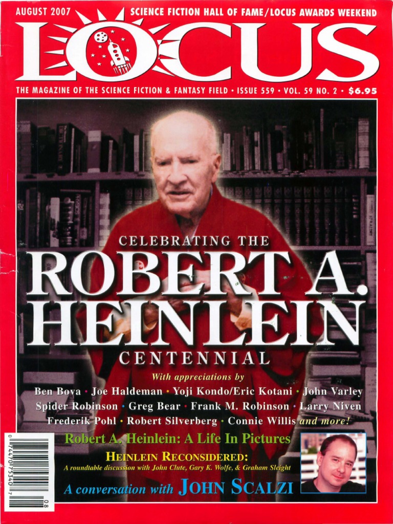 Locus Magazine - 2007.08 - Heinlein Centennial | PDF | Science Fiction