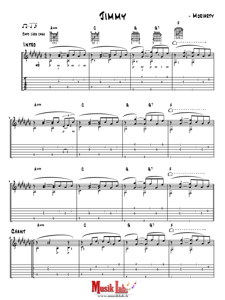 Moriarty - Jimmy | PDF