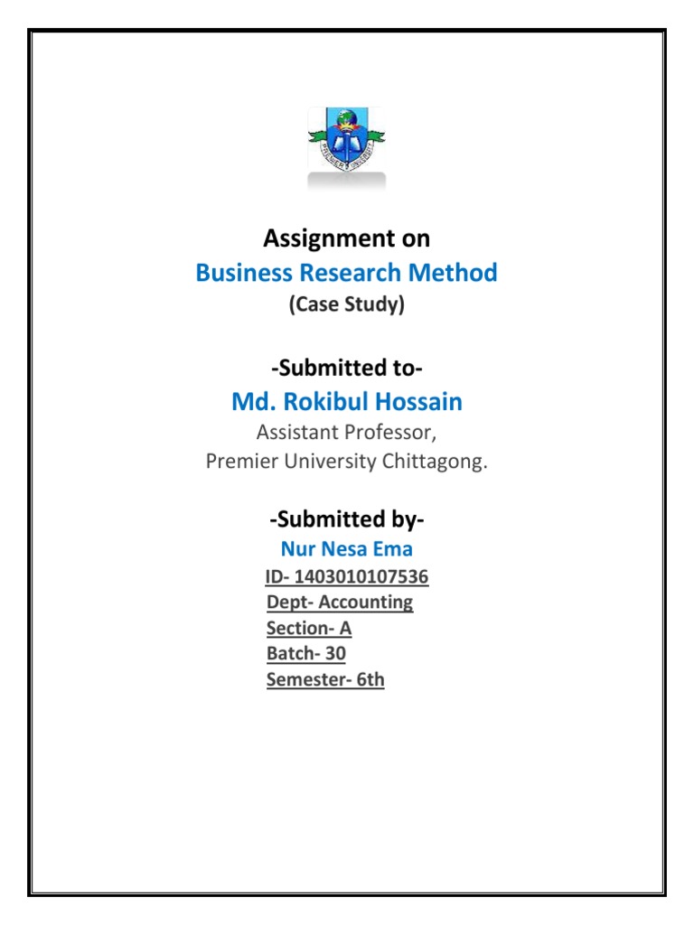 BRM-Case Study | Download Free PDF | Sampling (Statistics) | Survey Methodology