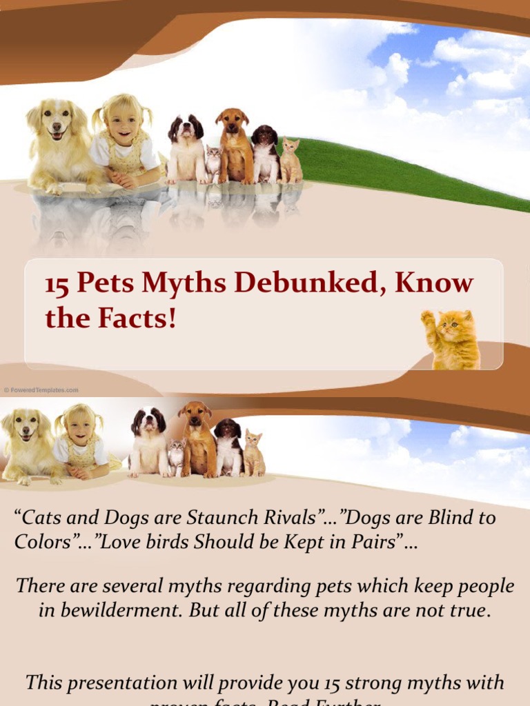 15 Common Pet Myths Explained | PDF