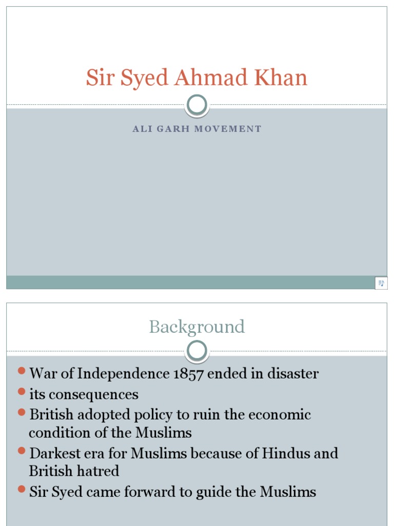 Sir Syed Ahmad Khan | PDF