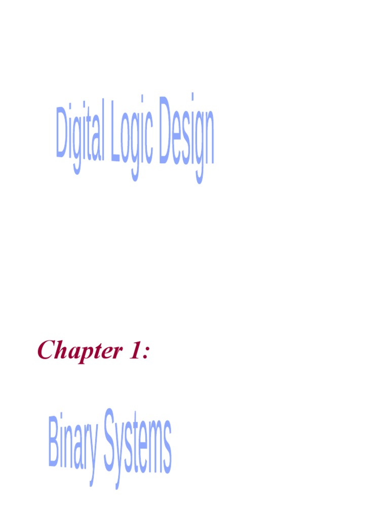 Chapter 1 Binary Systems | PDF | Binary Coded Decimal | Mathematics