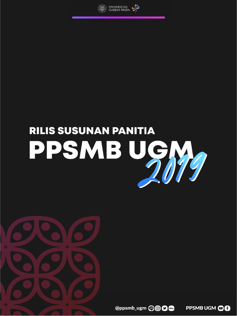 PPSMB19 - Rilis Susunan Panitia | PDF