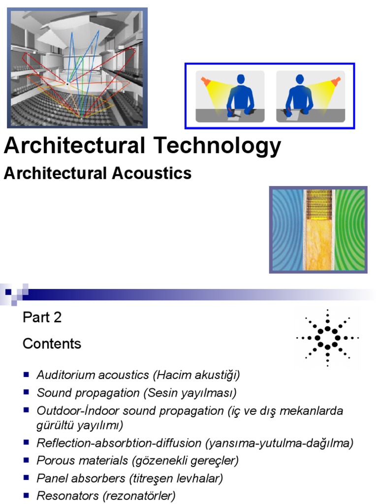 2-Mimaride Akustik - Akustik Malzeme | PDF