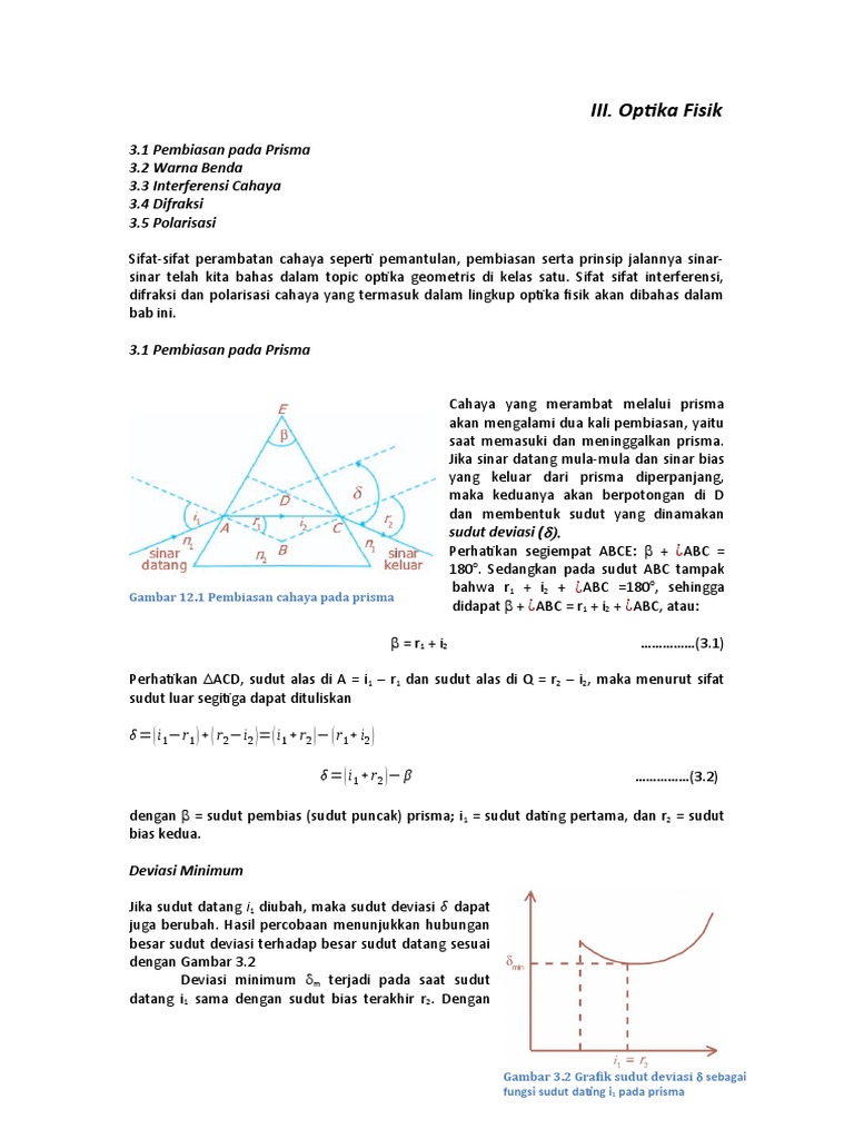 Optika Fisik Docx | PDF