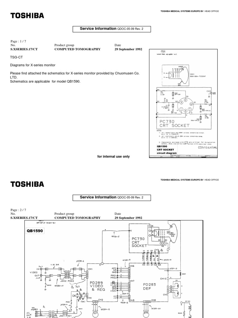 Diagrams For X-Series Monitor | PDF | Ct Scan | Multidimensional Signal ...