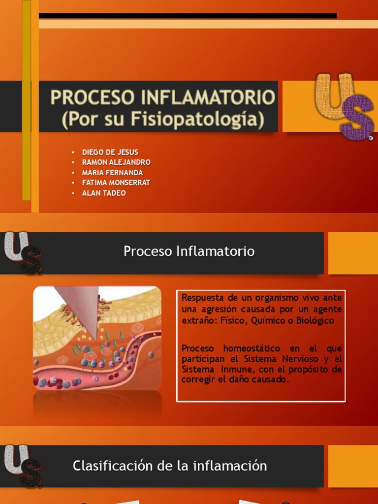 Presentacion Proceso Inflamatorio | PDF | Inflamación | Leucocito