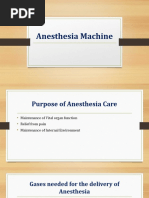 Anesthesia Machine Parts and Functions | PDF | Anesthesia | Medicine