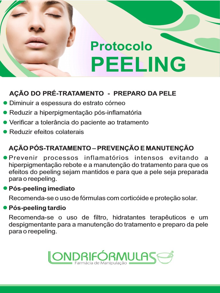 Dermatologia Protocolo Peeling | PDF | Pele