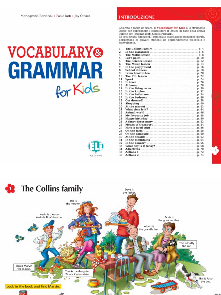 Vocabulary For Kids | PDF