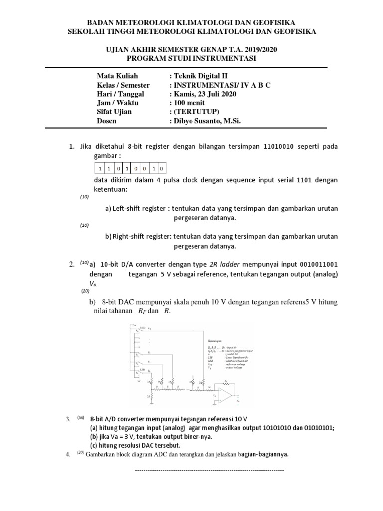 UAS TD II 2020 - Final - DIBYO SUSANTO STMKG | PDF