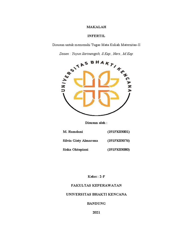 Bu Yuyun - Makalah Infertil Kelompok 2 | PDF