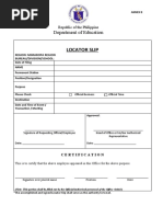 Locator Slip With Certification | PDF