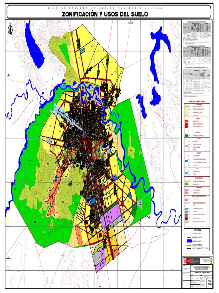 P-06 Zonificacion Usos Del Suelo | PDF