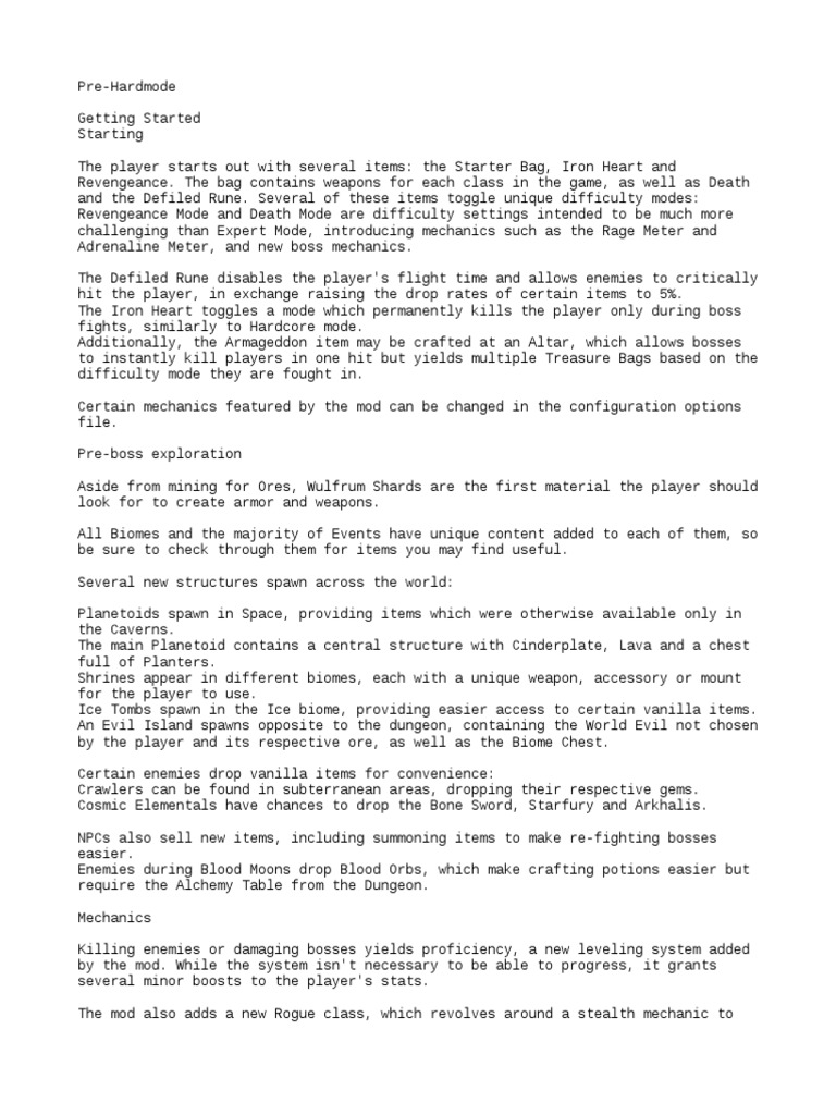 Calamity Guide | PDF