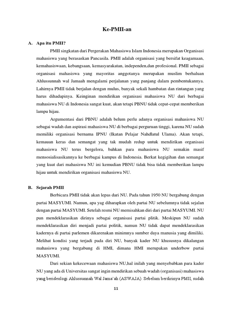 Pmii | PDF