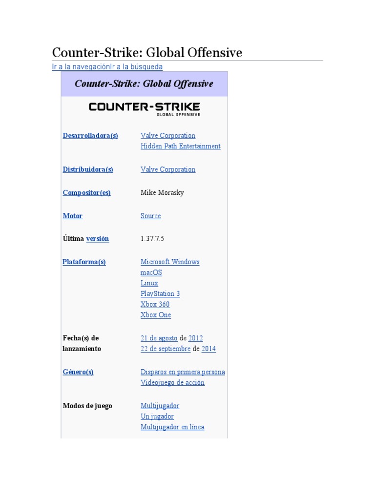 Csgo | PDF | Videojuegos