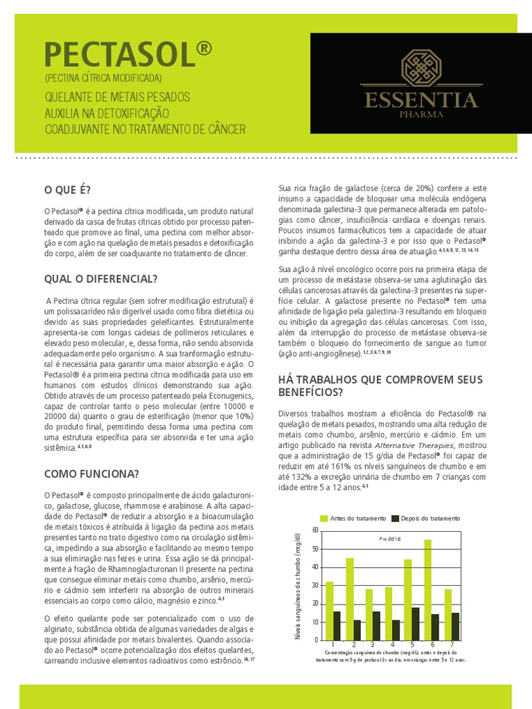 Lamina Pectasol | PDF | Câncer | Chumbo