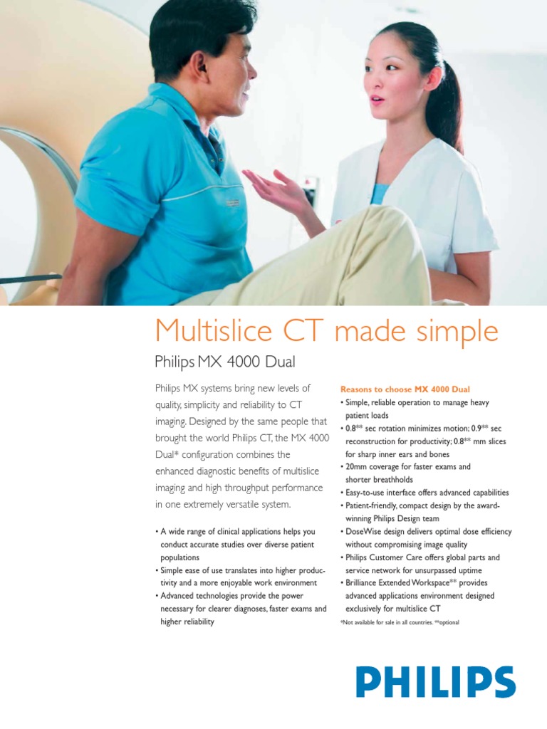 Multislice CT Made Simple: Philips MX 4000 Dual | PDF | Ct Scan ...