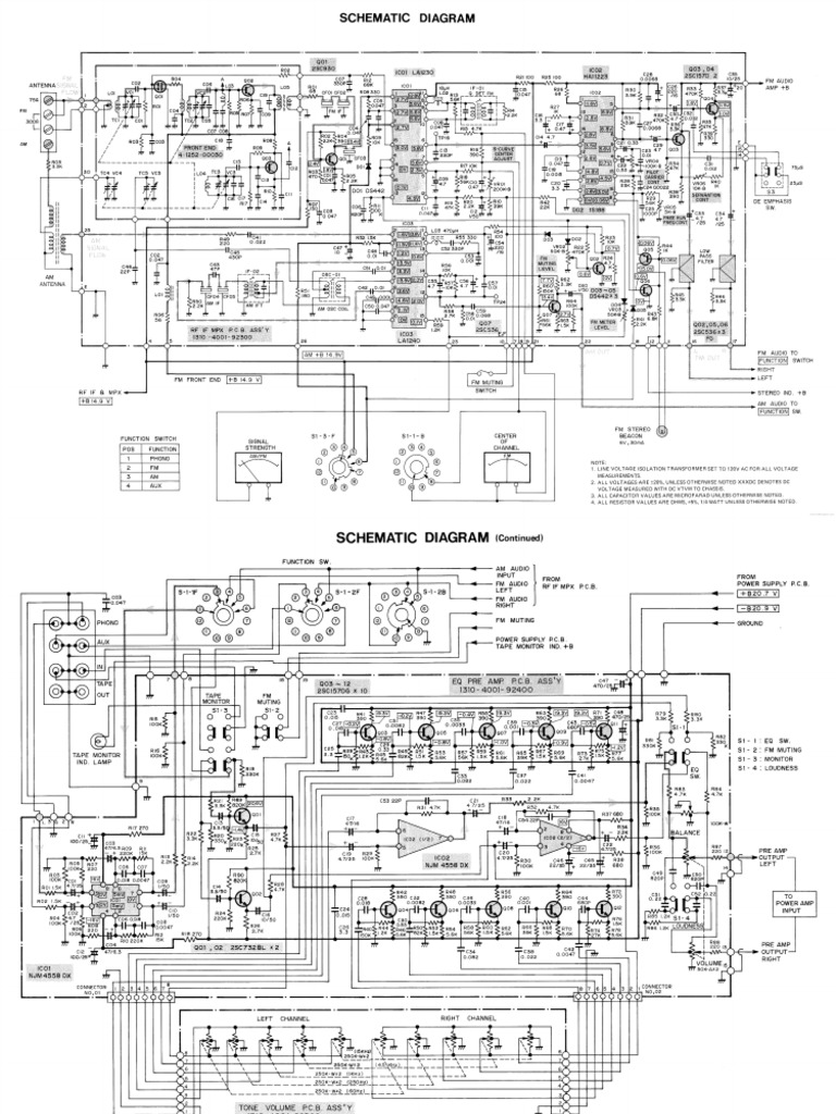 Hfe Fisher Rs-2003 Schematics | PDF