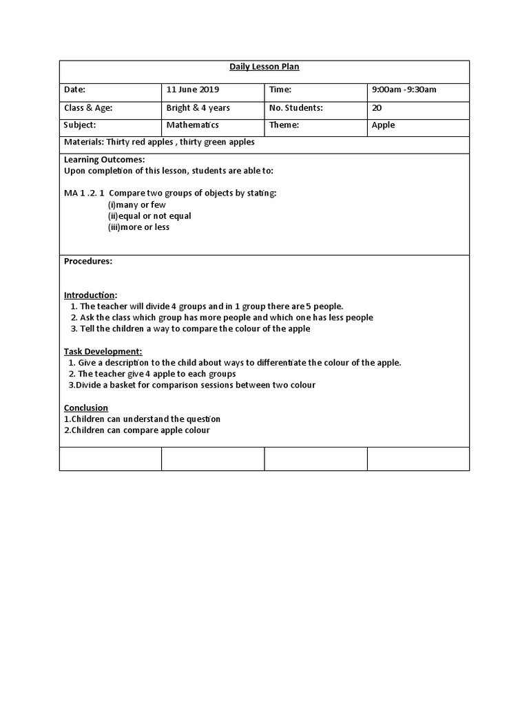 Daily Lesson Plan | PDF | Lesson Plan | Teachers