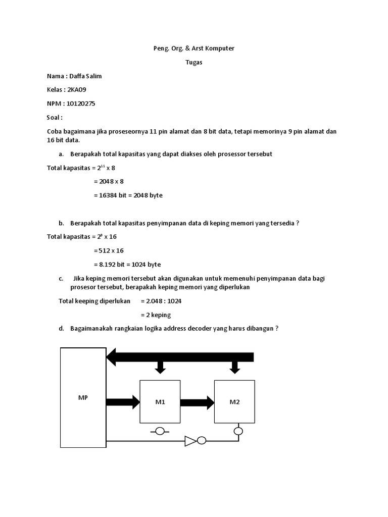 Tugas M8 Addres Decoder | PDF