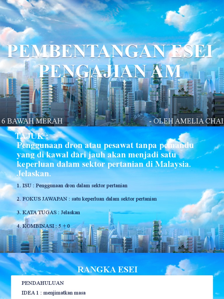 Pembentangan Esei Pa | PDF