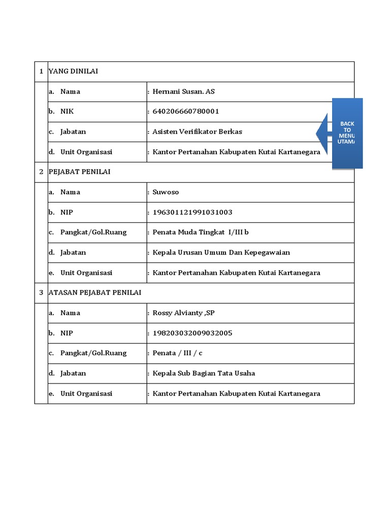 Baru Contoh SKP PPNPN | PDF