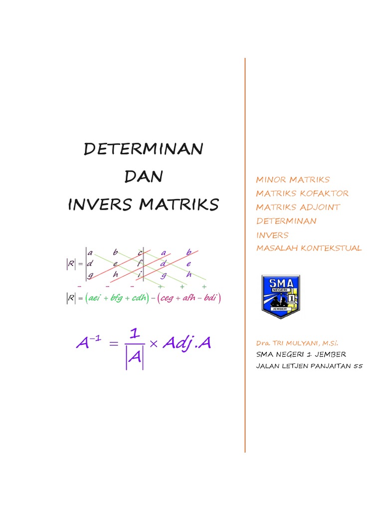 Sifat Determinan dan Invers Matriks | PDF