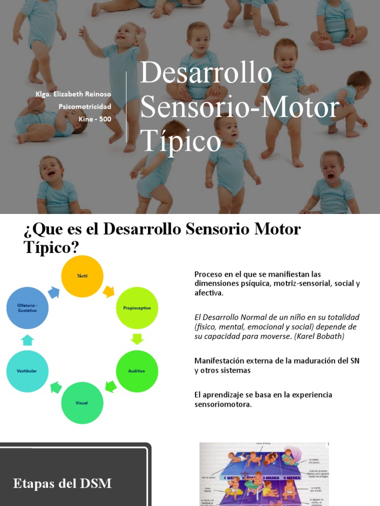 Desarrollo Sensorio-Motor Típico Psico | PDF | Percepción | Pie