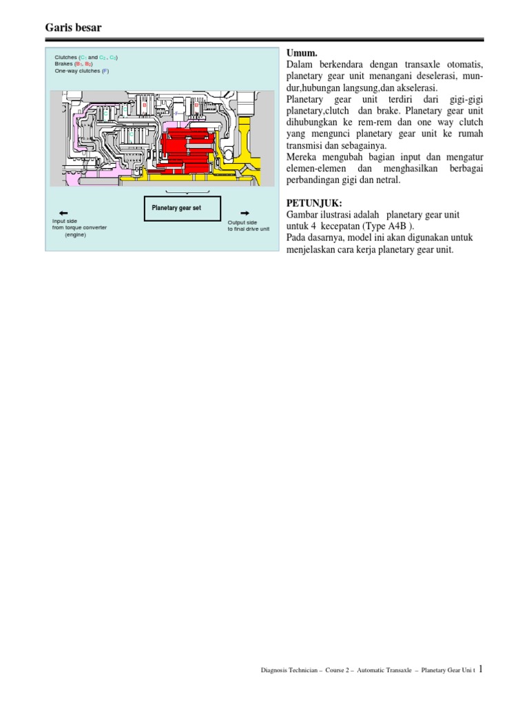 Planetary Gear Unit | PDF