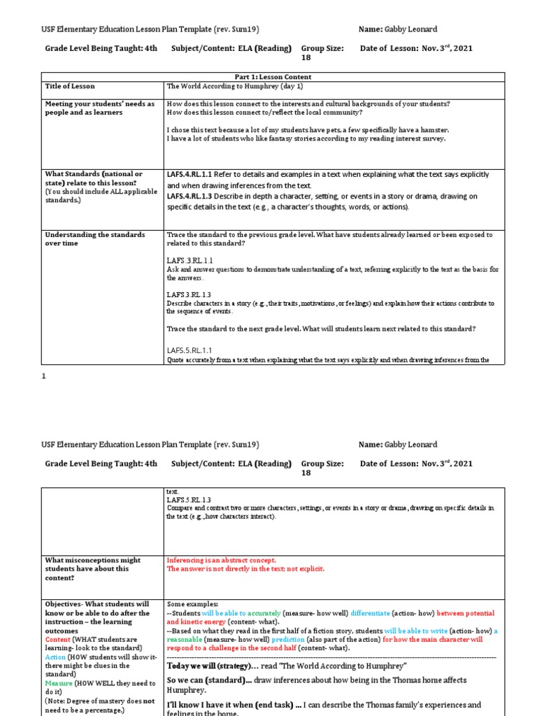 CT 3 Lesson Plan | PDF | Educational Assessment | Lesson Plan