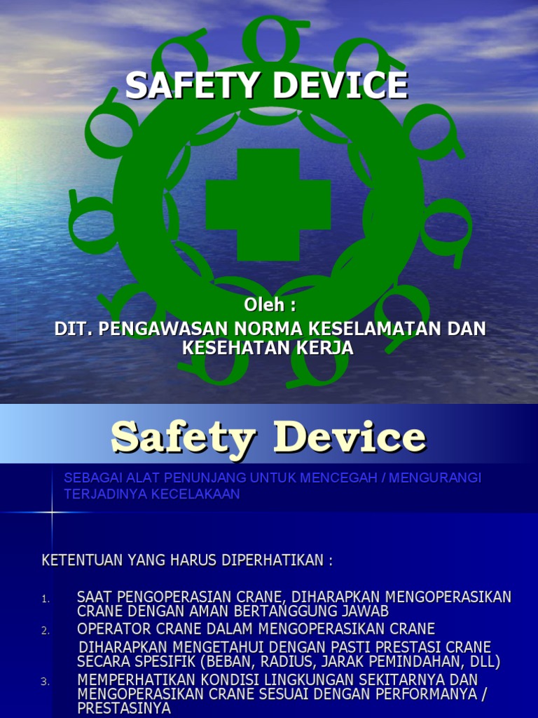 Safety Device Crane | PDF