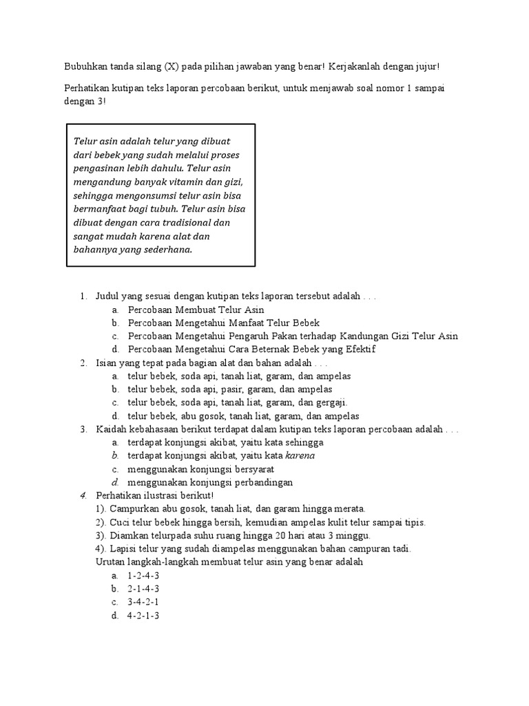 Soal Pak Suparno | PDF