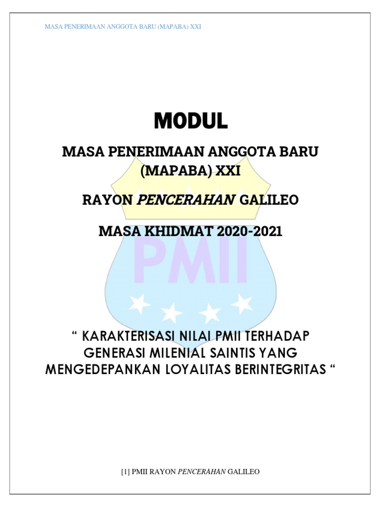 Modul Mapaba Xxi | PDF
