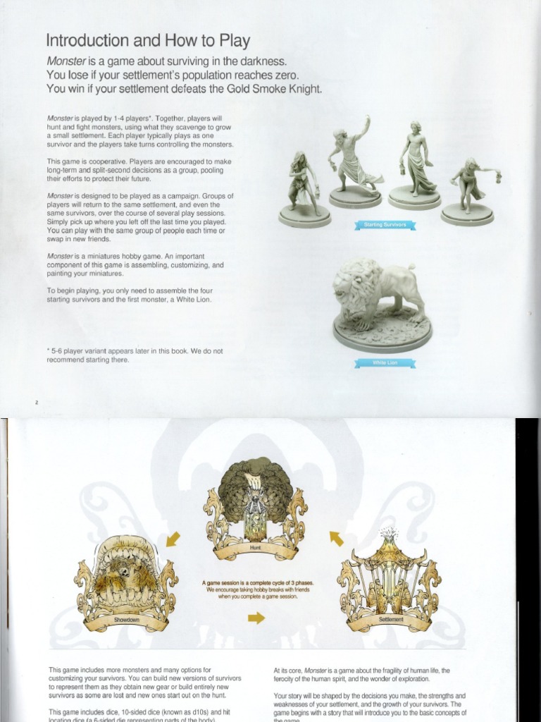 Kingdom Death Monster Rules | PDF