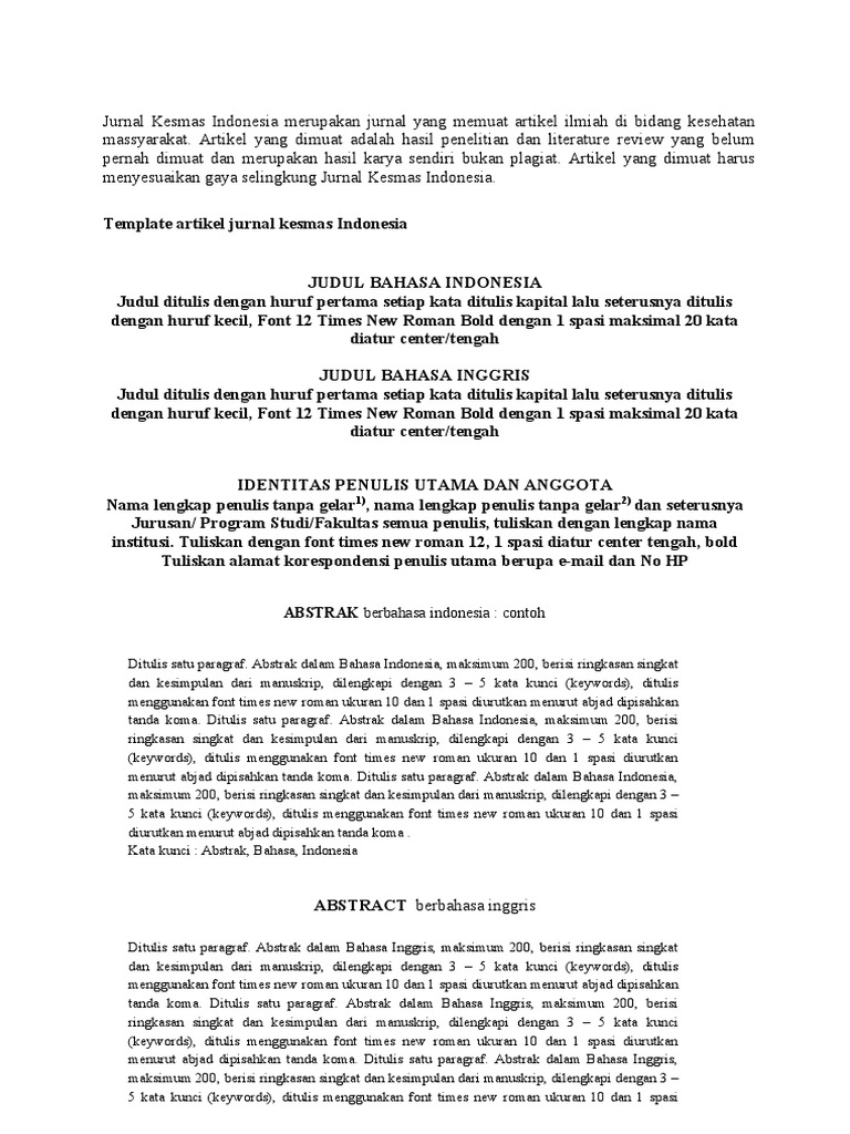 Template Artikel Jurnal 2021 | PDF