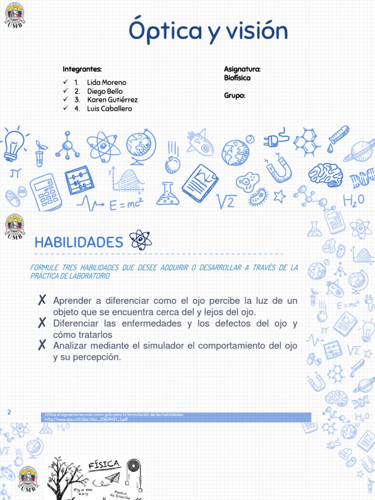 Óptica y Visión | PDF | Ojo humano | Ligero