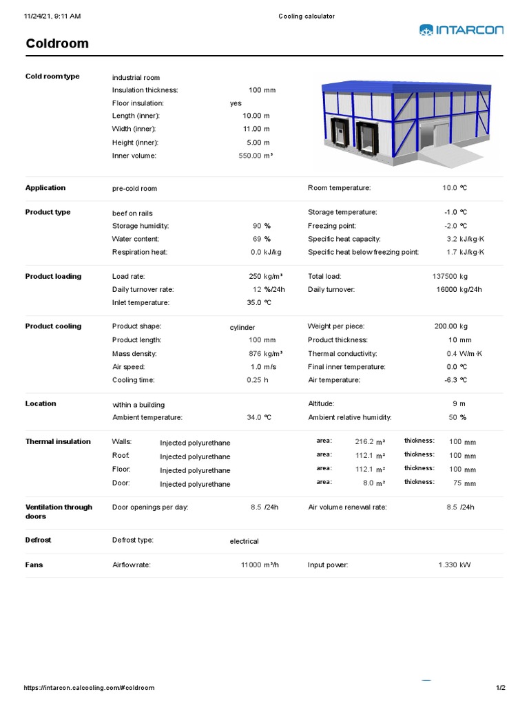 Coldroom: Cold Room Type | PDF | Building Insulation | Air Conditioning