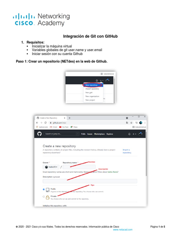 Integración Git_ Github | PDF | Archivo de computadora | Control de ...