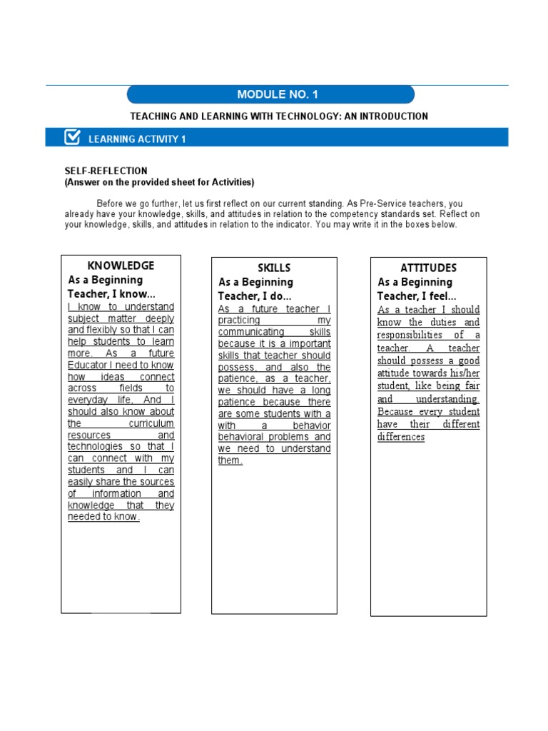 Teaching And Learning With Technology Pdf Teachers Learning