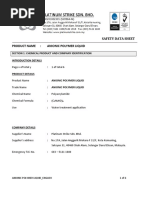 Material Safety Data Sheet Section 1: Identification | PDF | Volatile ...