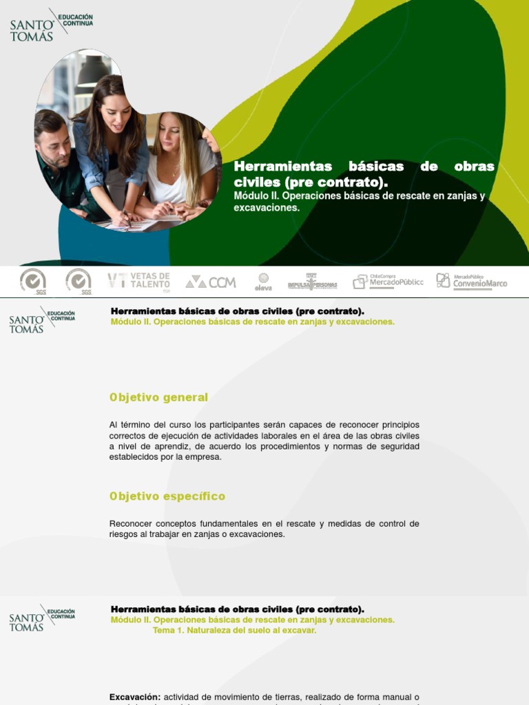 02-01 Módulo II Operaciones Básicas de Rescate en Zanjas y Excavaciones ...