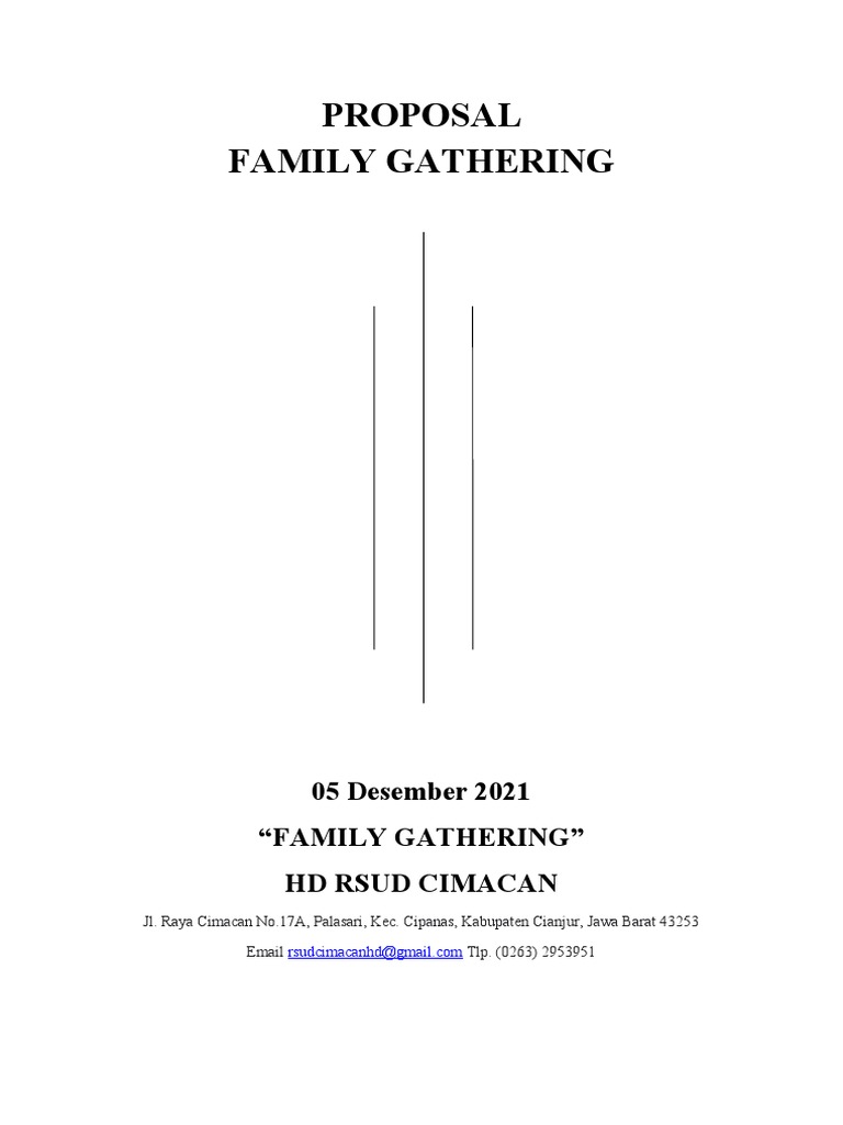 Proposal Family Gathering | PDF