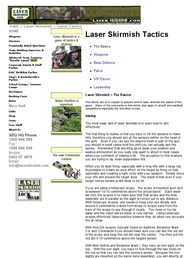 Weapons Tactics Strategy Airsoft Guns Machine Pistols Sniper Rifles ...