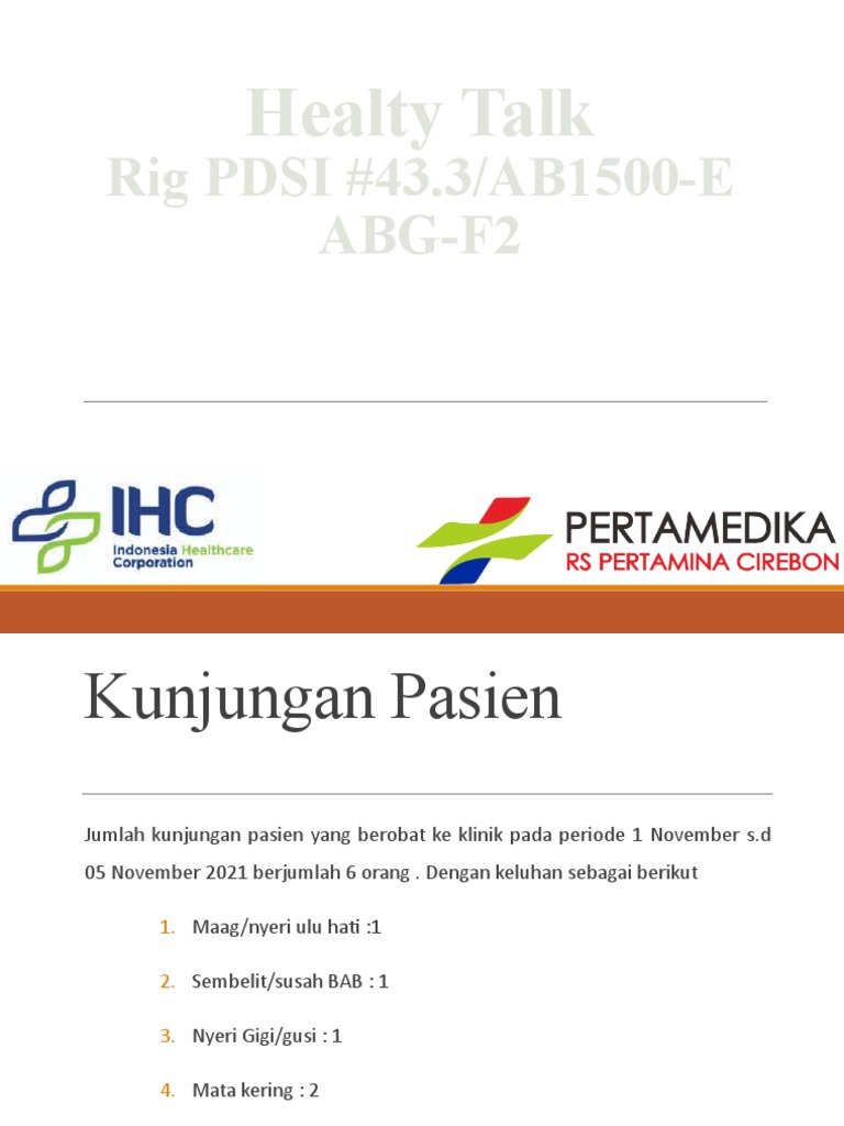 Materi Health Talk | PDF