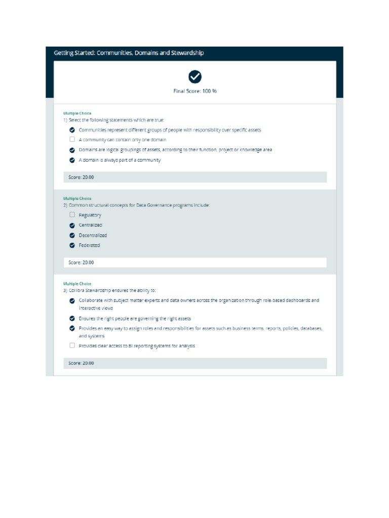 Collibra Certification Questions | PDF